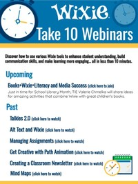 Wixie Expert Webinars - Wixie