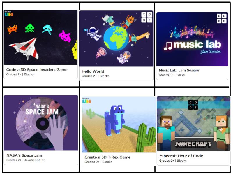 HOC- Intermediate Coding Board - Wixie