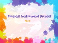 Musical Instrument Project Presentation - Wixie