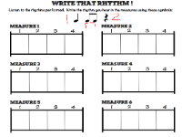 Write the Rhythm Assessment - Wixie