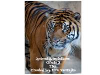 Animal Adaptations SOL 3.4 - Wixie