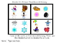 K- Delete and Erase-Winter - Wixie