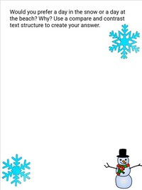 Snow Day Activity - Wixie