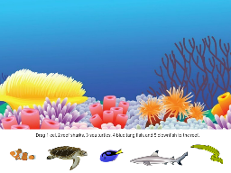 Reef Animal Count - Wixie