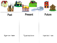 Timeline-Past, Present, Future Template 1 - Wixie