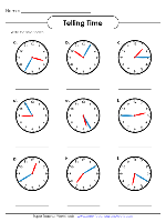 March 11 Telling Time-1 - Wixie