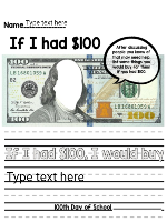 If I had 100 Dollars....... - Wixie