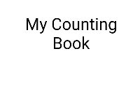 My Counting Book template - Wixie