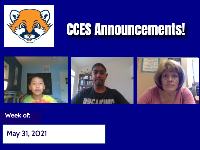 CCES Announcements 5/31/21 - Wixie
