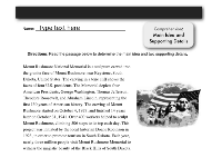 Mt. Rushmore - Main Idea-Supporting Details - Wixie