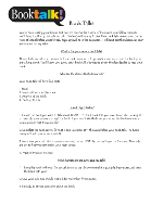Book talks - updated - Wixie