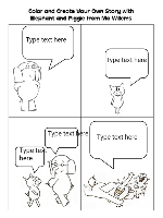 Elephant and Piggy Comic Strip Writing - Wixie
