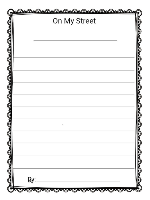 Assigned Mar. 17 "My Street Poem" - Wixie