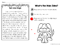 Main Idea Student Practice Pages - Wixie