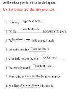 Long a (Complete the sentences) - Wixie