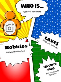 All About Me Comic - Wixie