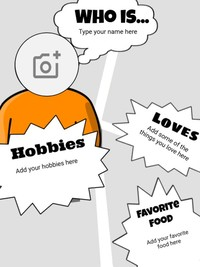 All About Me Comic Design - Wixie