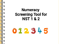 Numeracy Screening Tool for NST 1 & 2 - Wixie